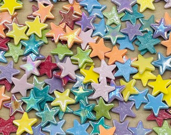 27 Ceramic Star Tiles - Etsy