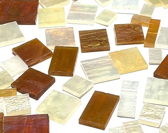 Brown Stained Glass Mosaic Tile Mix - Etsy