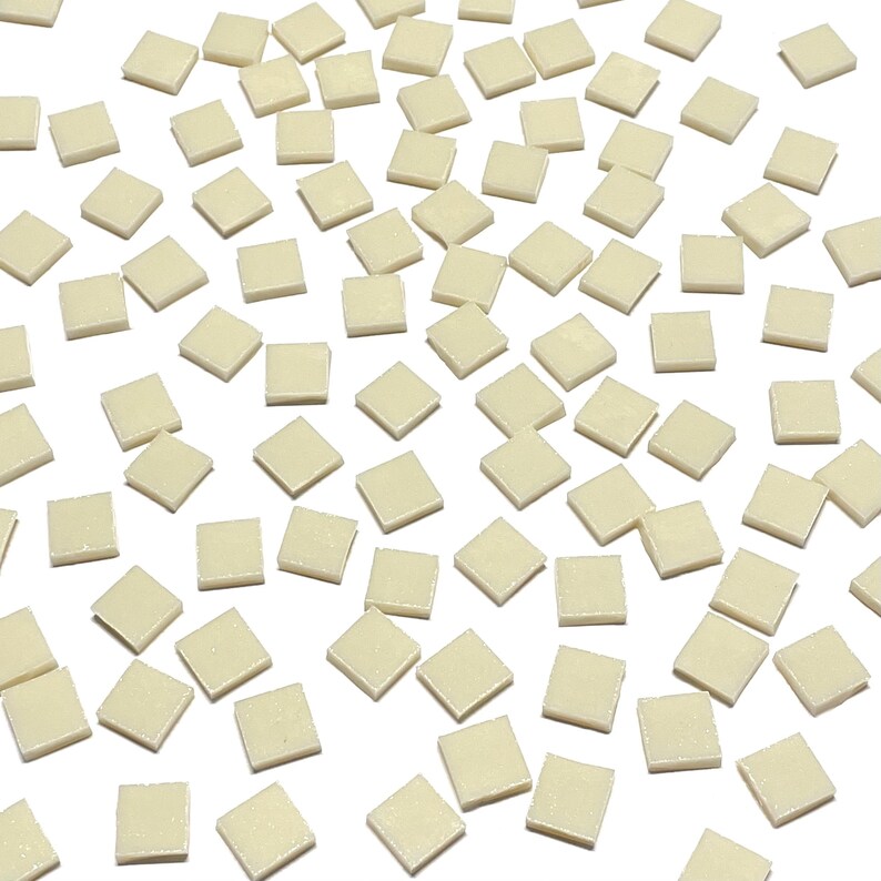 3/8 Tan Stained Glass Mosaic Tiles Sculpting & Forming Craft Supplies ...