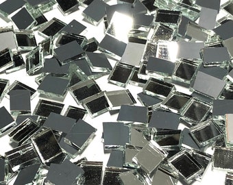Tiny Mirror Glass Mosaic Tile Border Pieces - Etsy