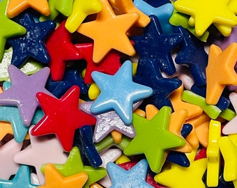 40 Ceramic Star Tiles - Etsy