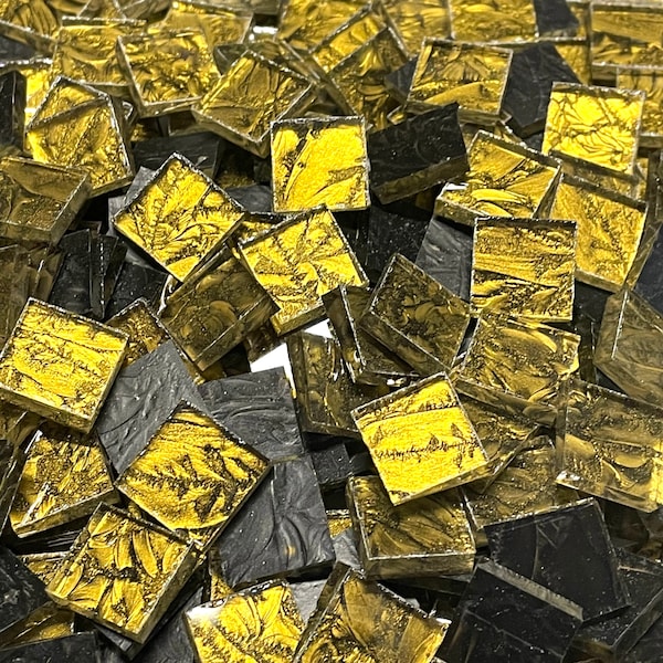 Gold Mosaic Tiles - Etsy