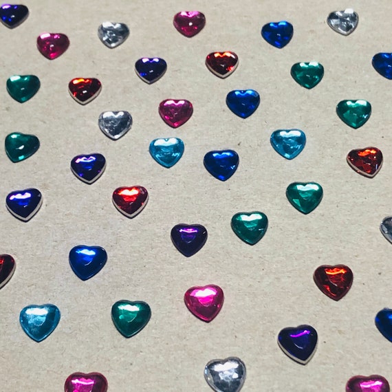 75 Heart Rhinestones - Etsy