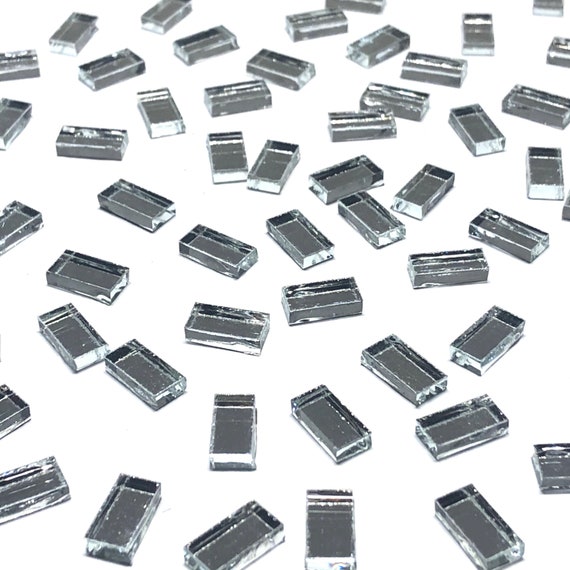Small Mirror Glass Mosaic Tile Border Pieces - Etsy