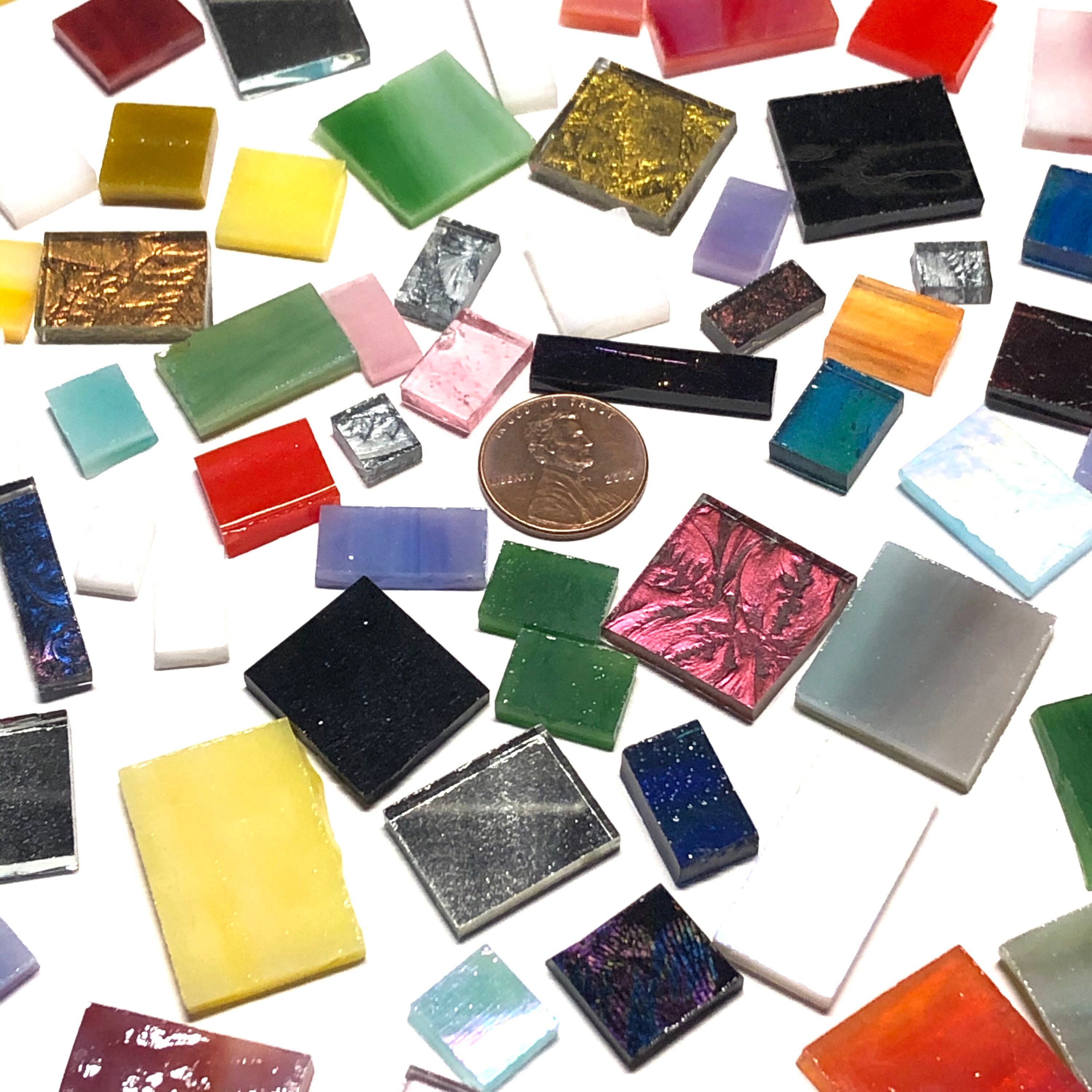 Stained Glass Mosaic Tile Mix - Etsy