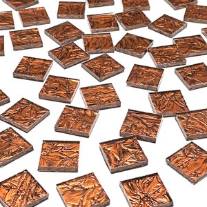 3/4" Copper Van Gogh Stained Glass Mosaic Tiles - Etsy