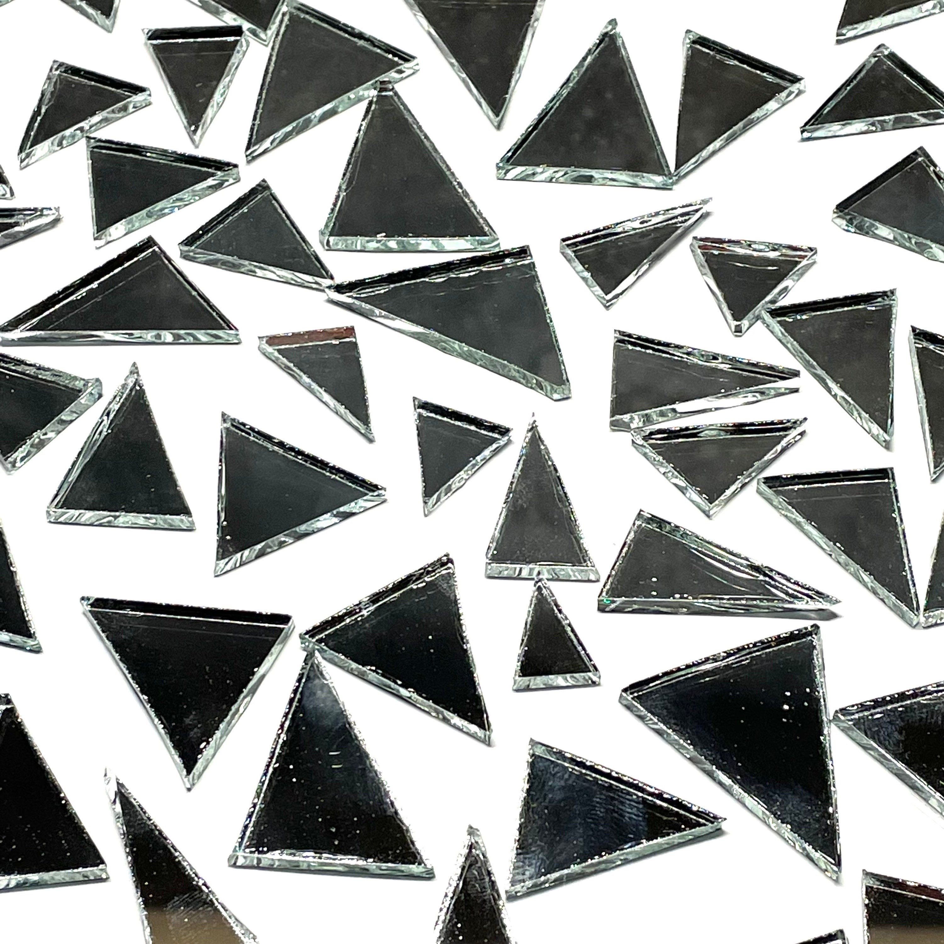 Mirror Glass Mosaic Triangles - Etsy