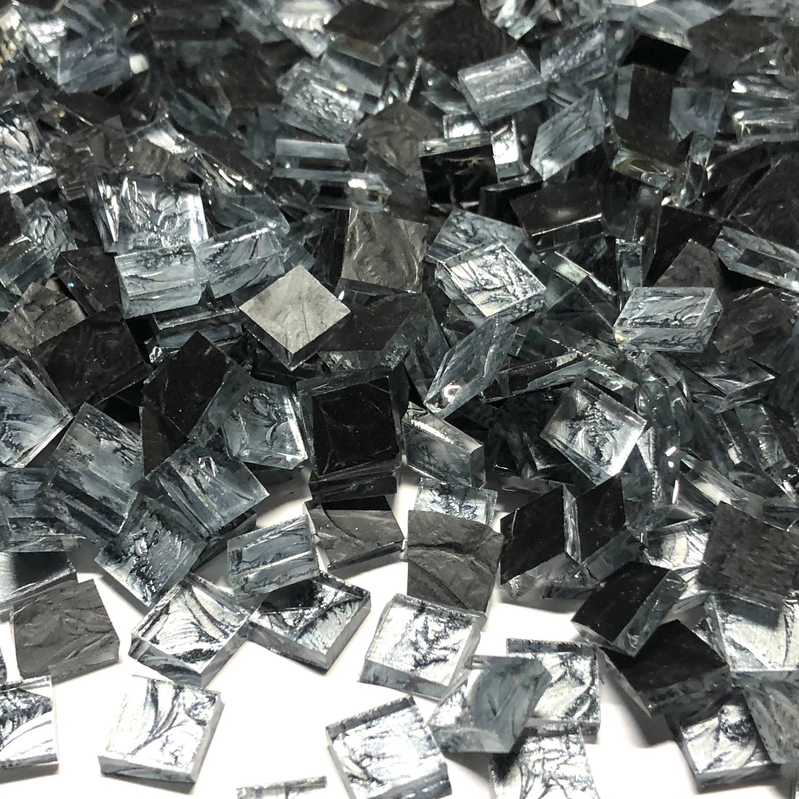 3/8 Silver Van Gogh Stained Glass Mosaic Tiles - Etsy