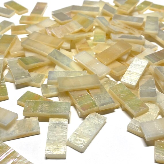 3/8 Tan Stained Glass Mosaic Tiles Sculpting & Forming Craft Supplies ...