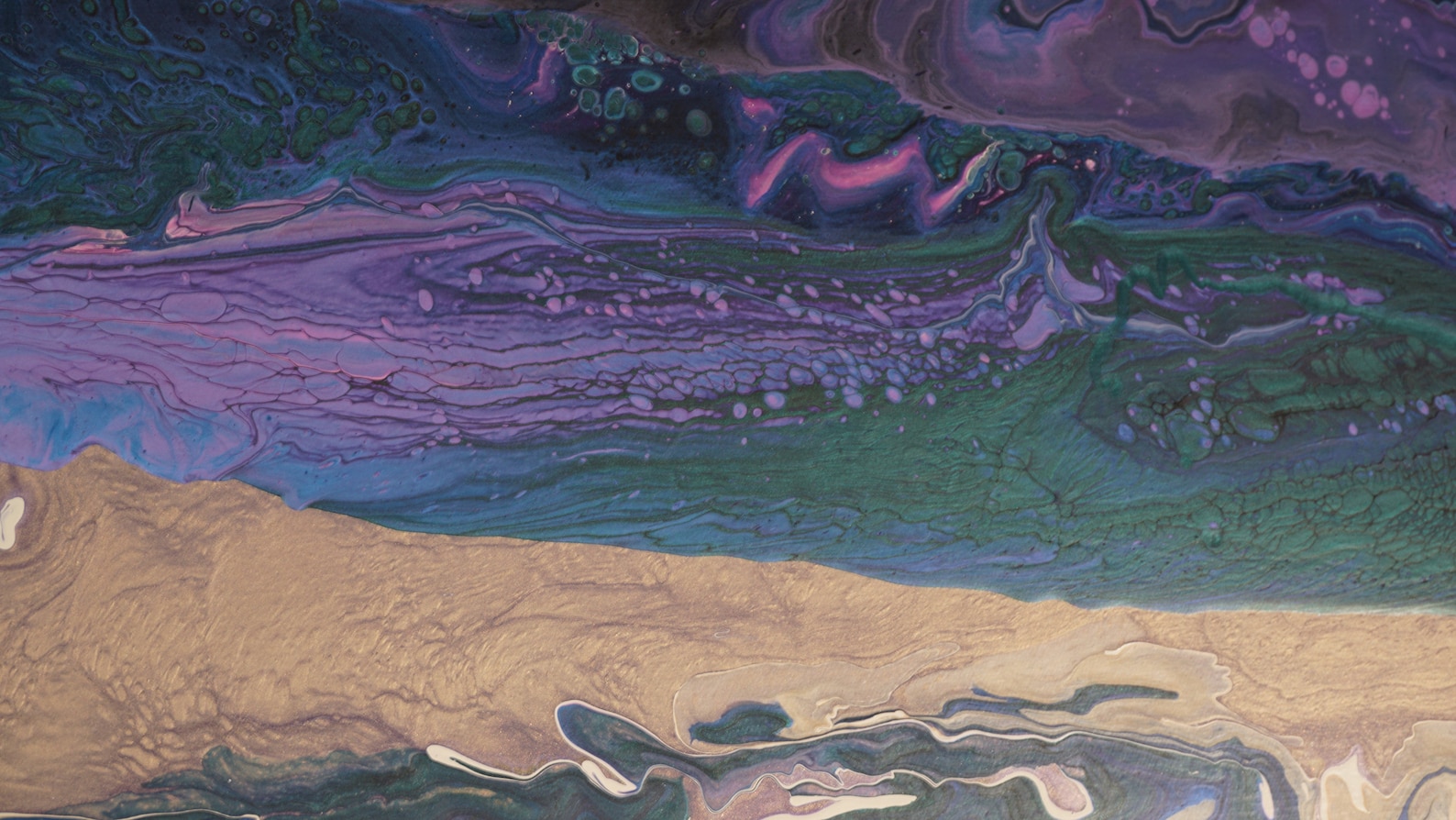 Original Purple and Green Abstract Painting Large Art Canvas - Etsy