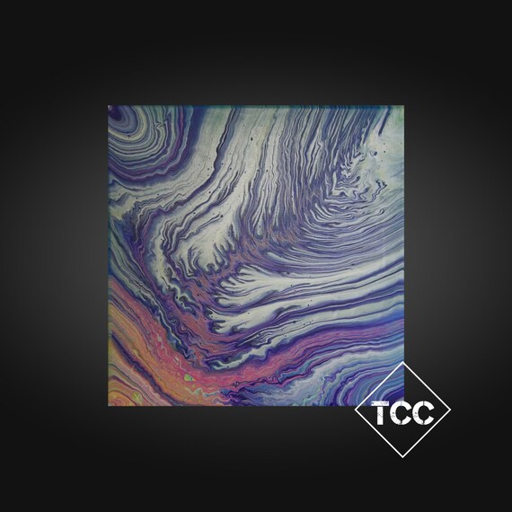 12 X 12 Original Acrylic Abstract Painting on | Etsy