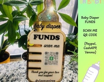 Qr Code Sign Baby Shower - Etsy