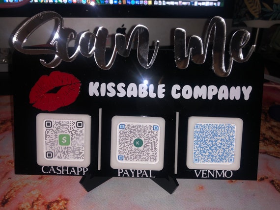 QR Code Sign Scan Here Code Scan Me Sign Pay Here Sign - Etsy