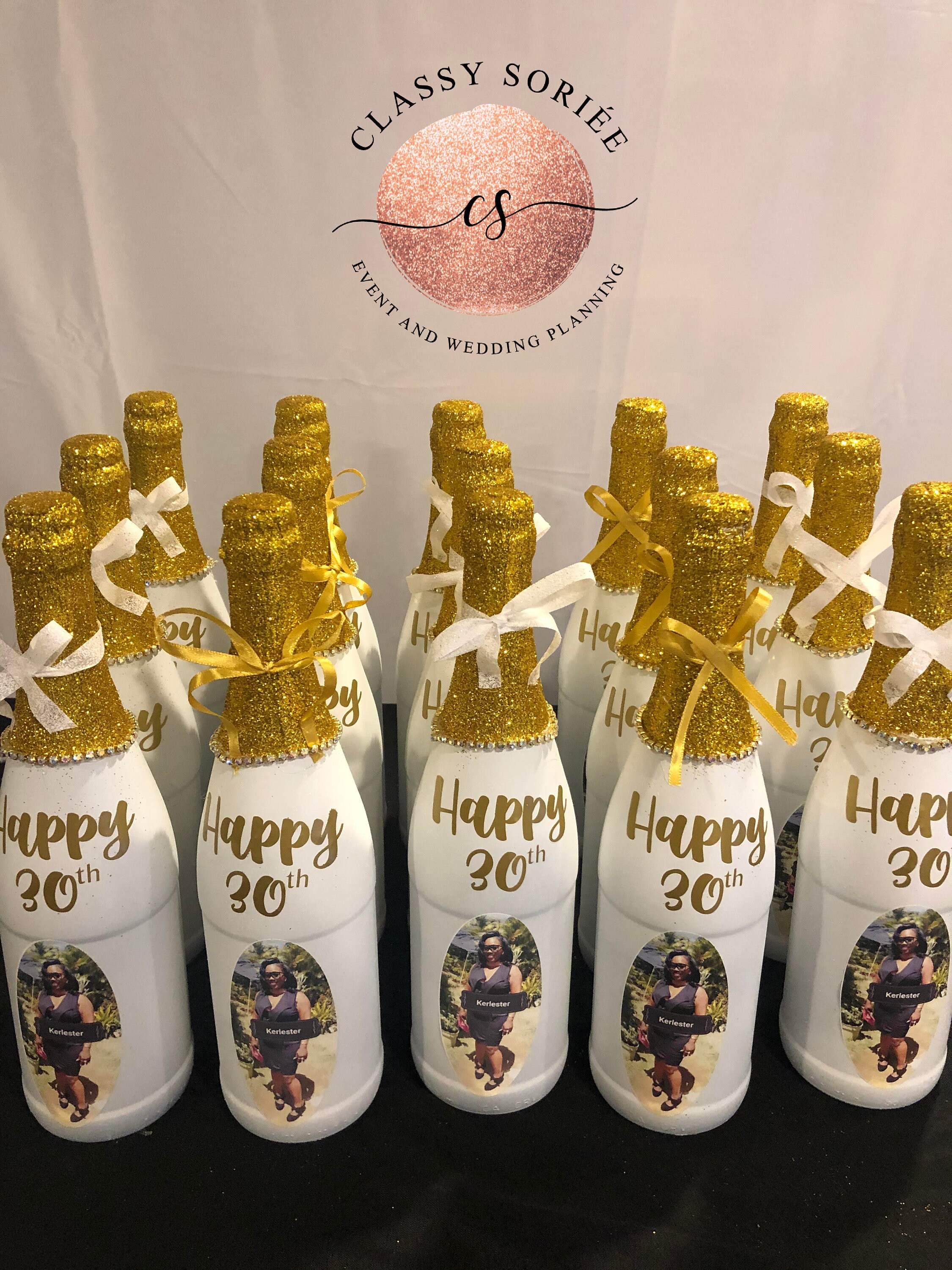 Customized Bottles Event Bottles Classy Soirée | Etsy