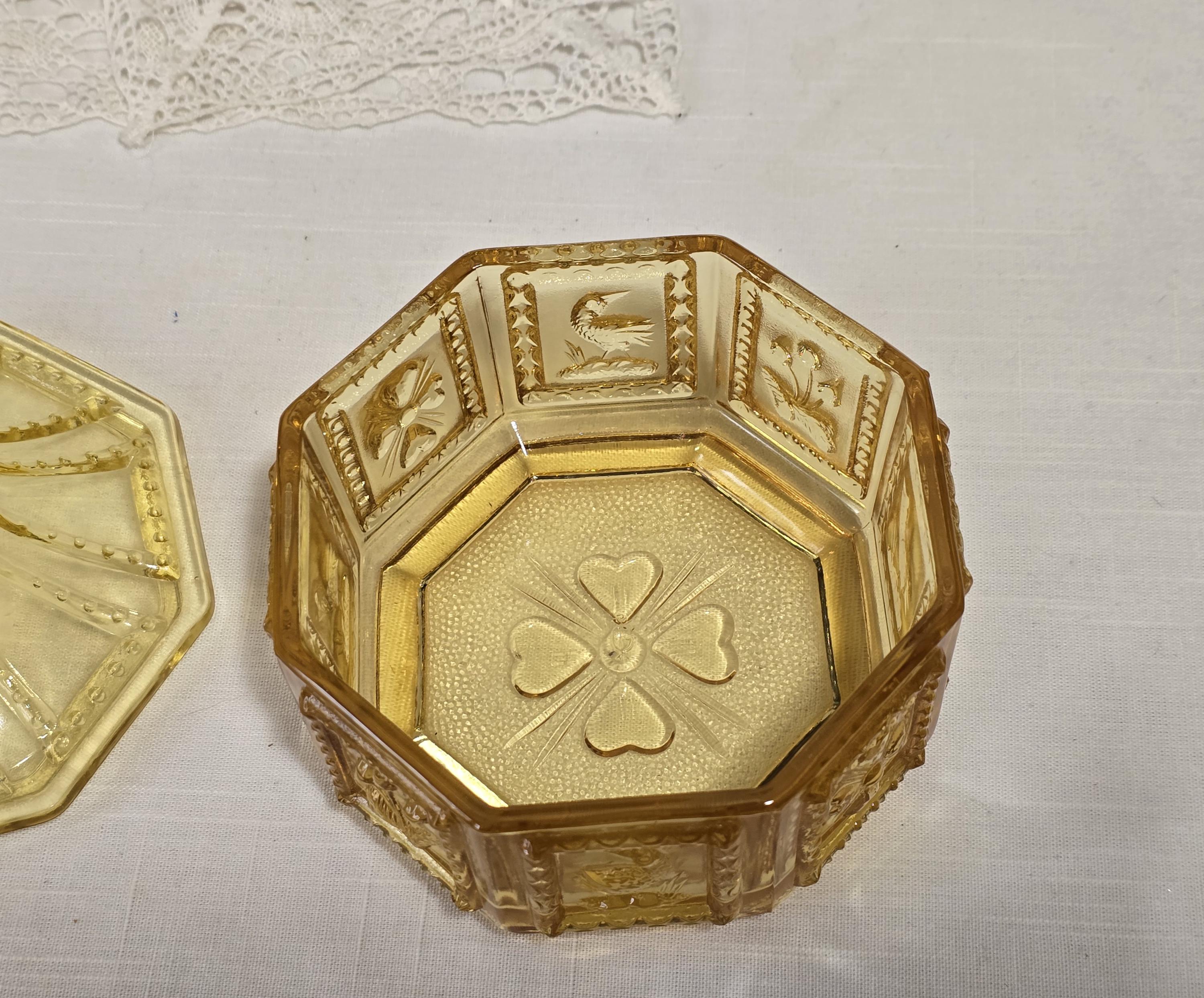 IMPERIAL GLASS Octagon Candy Dish C. 1960s - Etsy