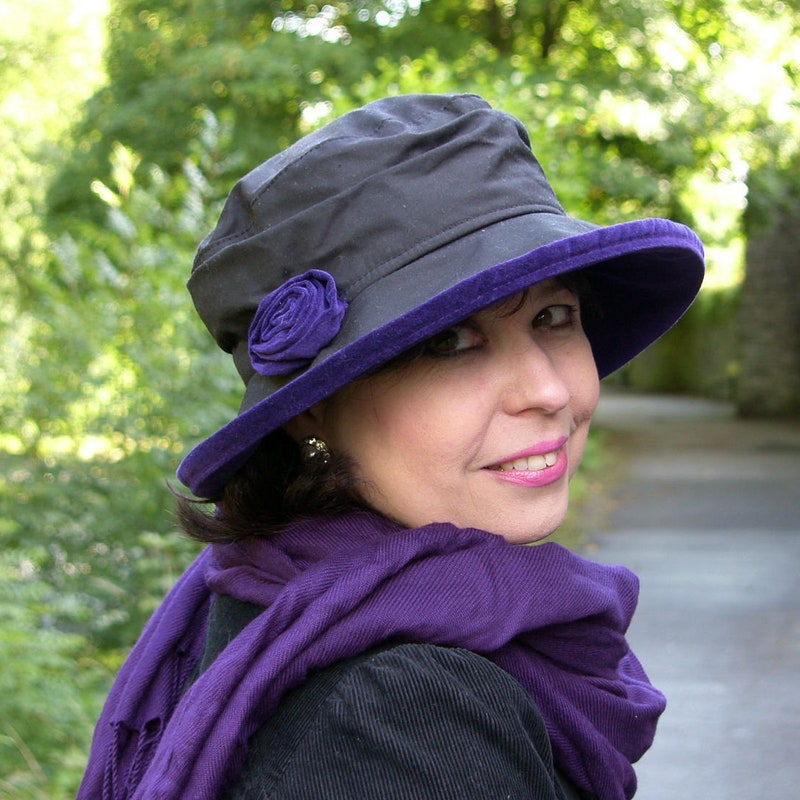 Purple Womens Hat - Etsy