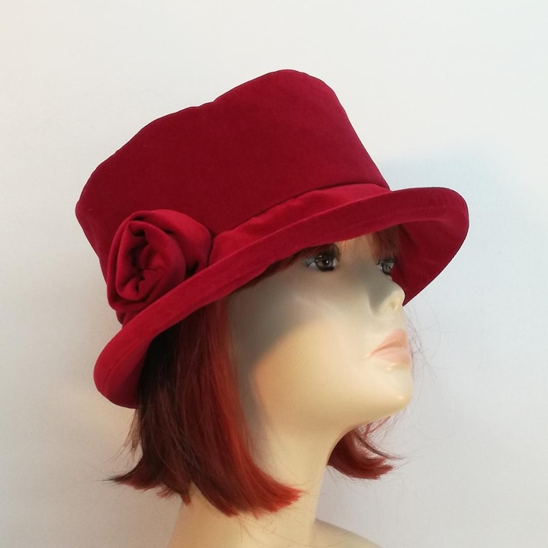 Womens Red Hats - Etsy