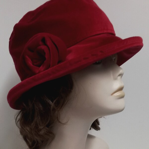 Womens Velvet Hat - Etsy