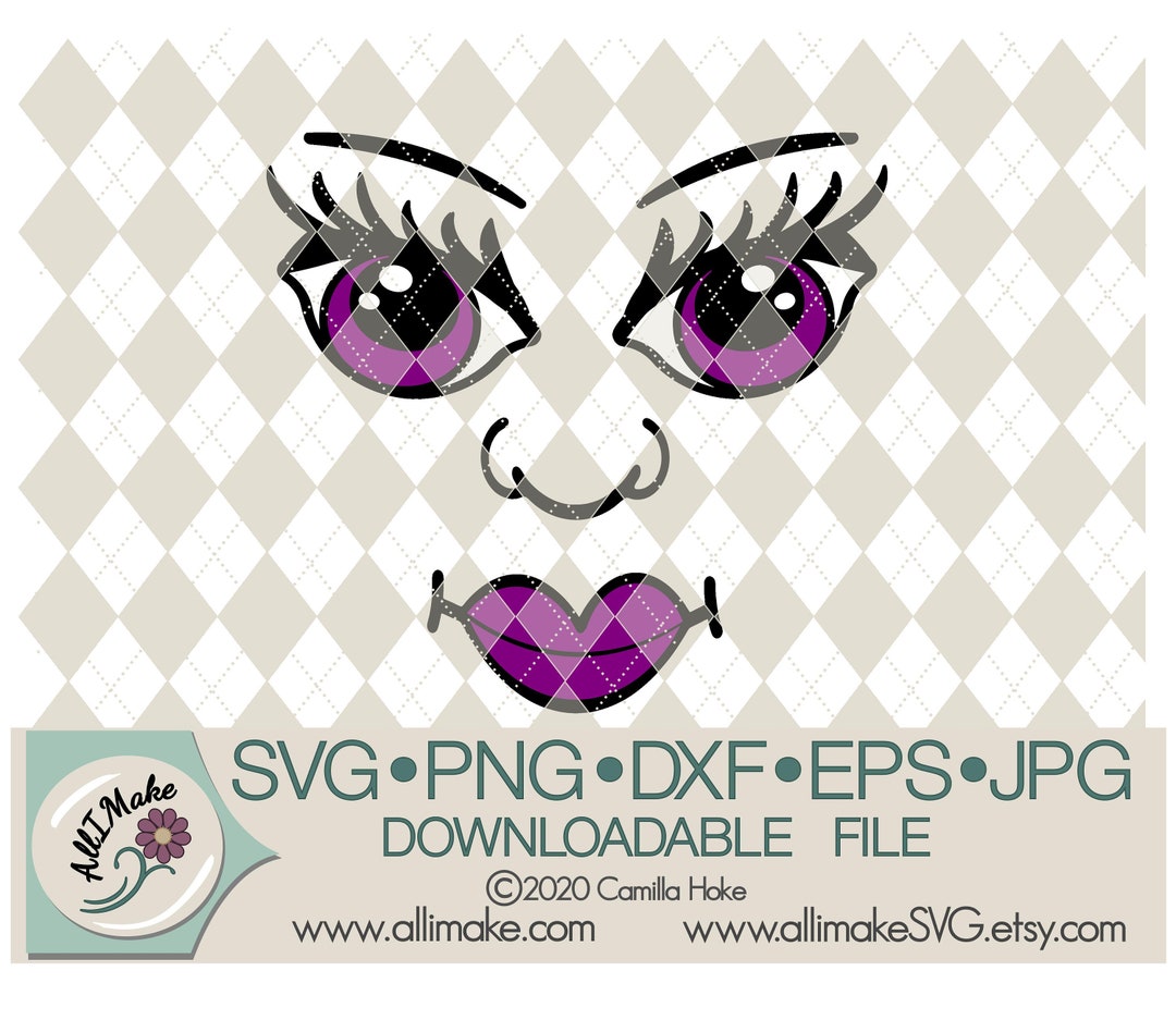 SVG File | Witch Face 4 Svg, Dxf, Eps, Png, Jpg Files for Cricut and ...