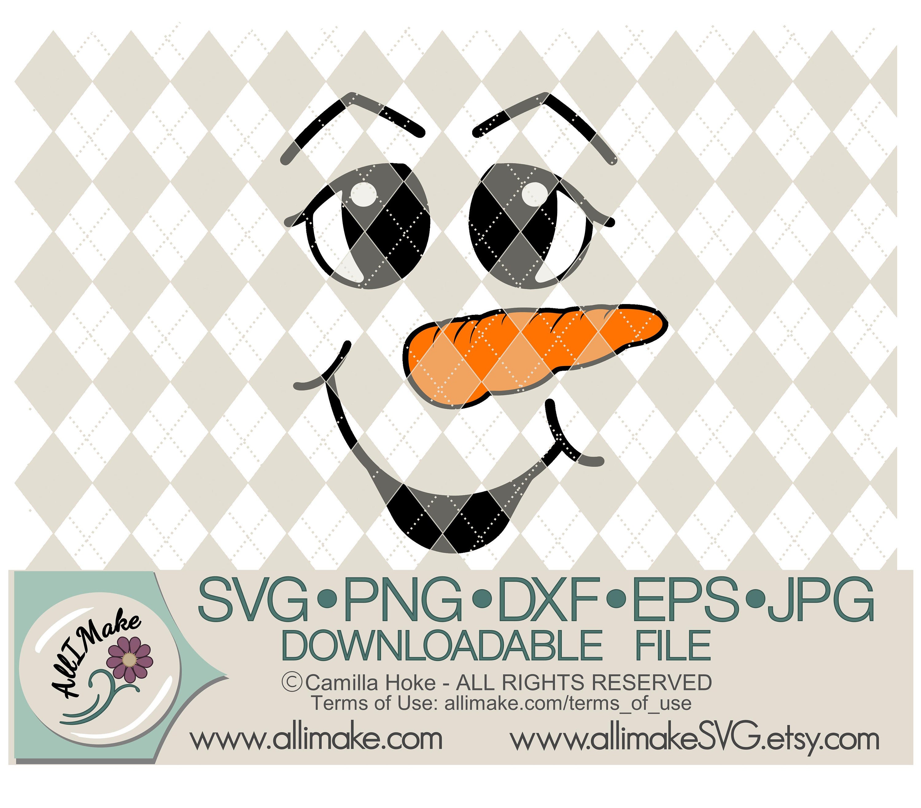 SVG File Snowman 1 Svg Dxf Eps Png Jpg Files for Cricut - Etsy