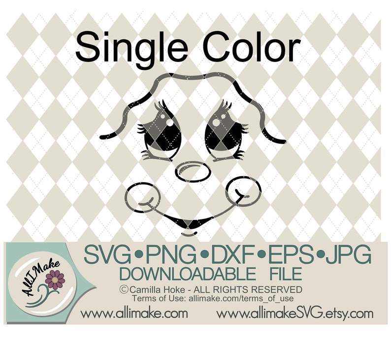 SVG File Gingerbread Girl Face 1 Svg Dxf Eps Png Jpg - Etsy