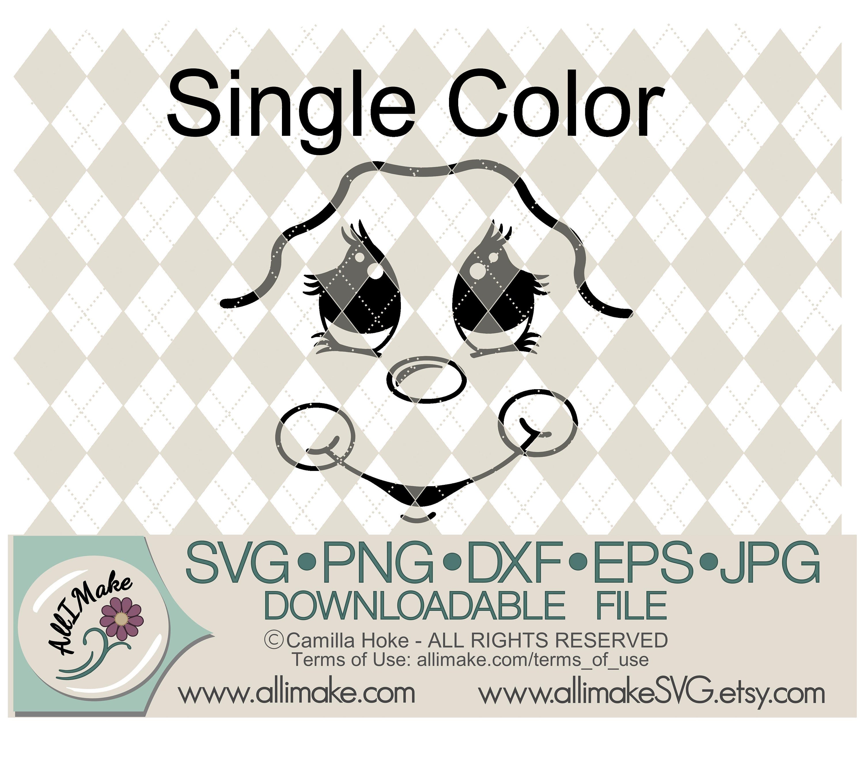 SVG File Gingerbread Girl Face 1 Svg Dxf Eps Png Jpg - Etsy UK