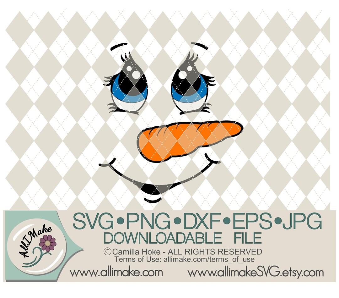 SVG File | Snowman 19 Girl Svg, Dxf, Eps, Png, Jpg Files for Cricut and ...