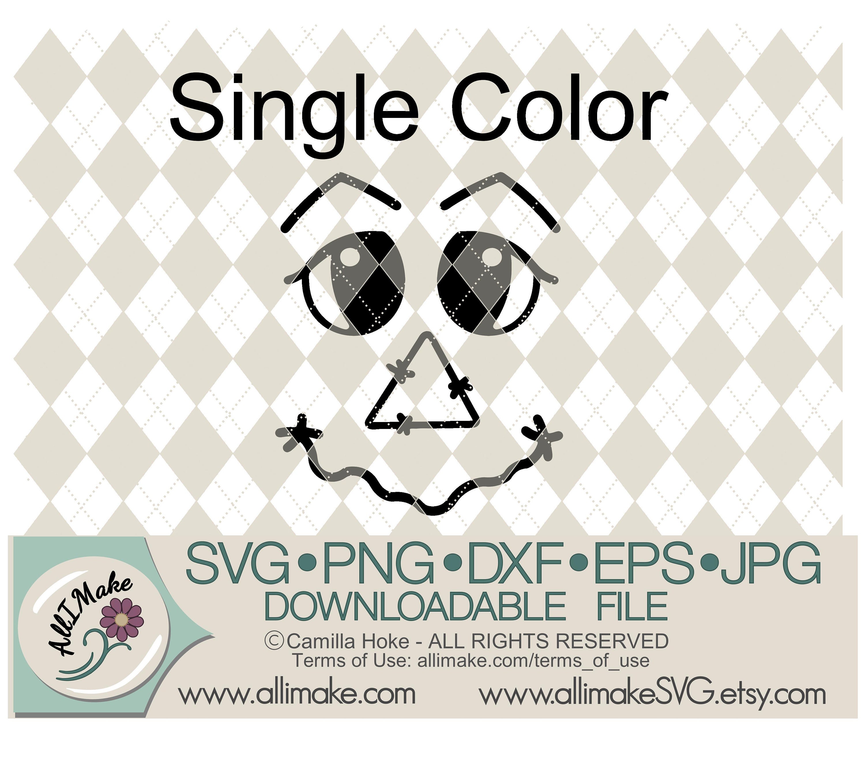 SVG File | Scarecrow 1 Svg, Dxf, Eps, Png, Jpg Files for Cricut and ...