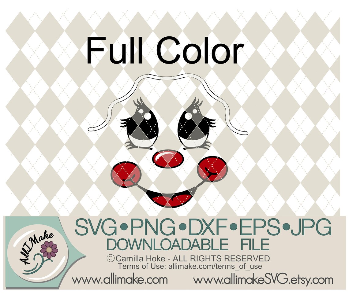 SVG File Gingerbread Girl Face 2 Svg Dxf Eps Png Jpg - Etsy