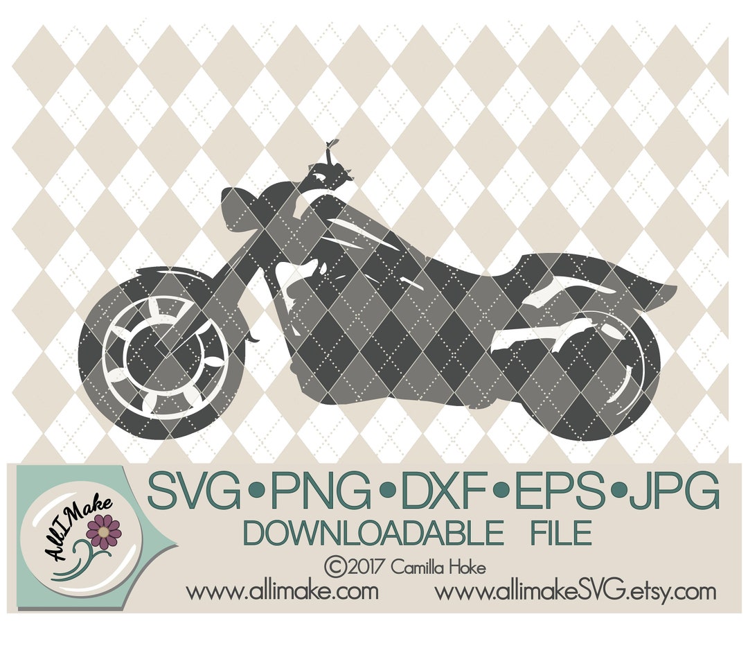 SVG File | Motorcycle Svg, Dxf, Eps, Png, Jpg Files for Cricut and ...