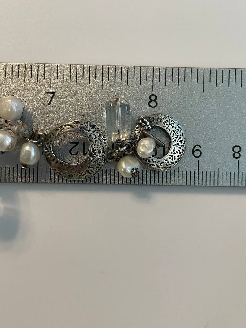 Silpada Pearls Quartz Glass EFFERVESCENCE Bracelet - Etsy