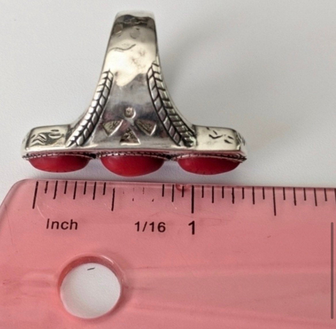 Silpada Sterling Silver Red Coral ‘deep Sea’ Ring R3265 Size 9 1/2 - Etsy