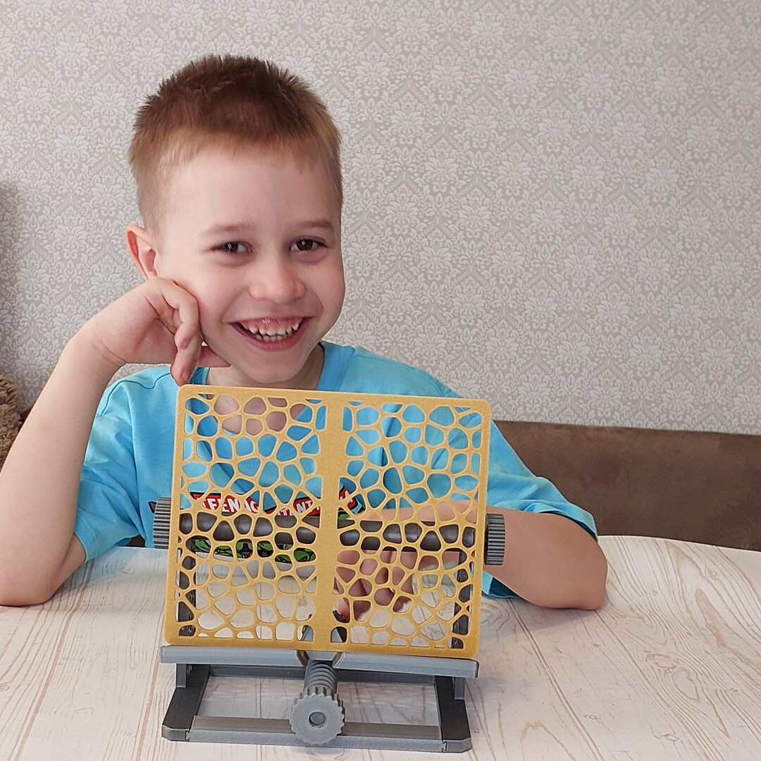 Adjustable Tablet Stand | Futuristic 3D Printed Holder | Angle Control ...