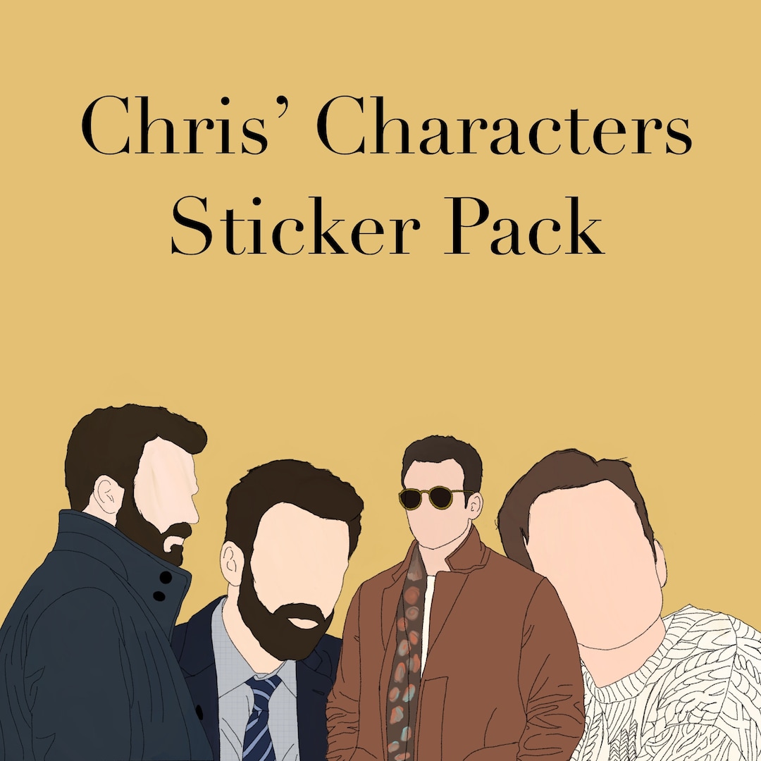 Chris' Characters Sticker Pack - Etsy