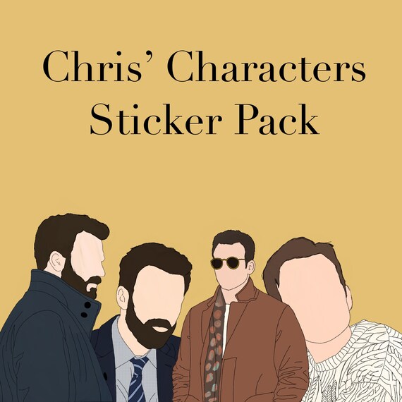 Chris' Characters Sticker Pack - Etsy