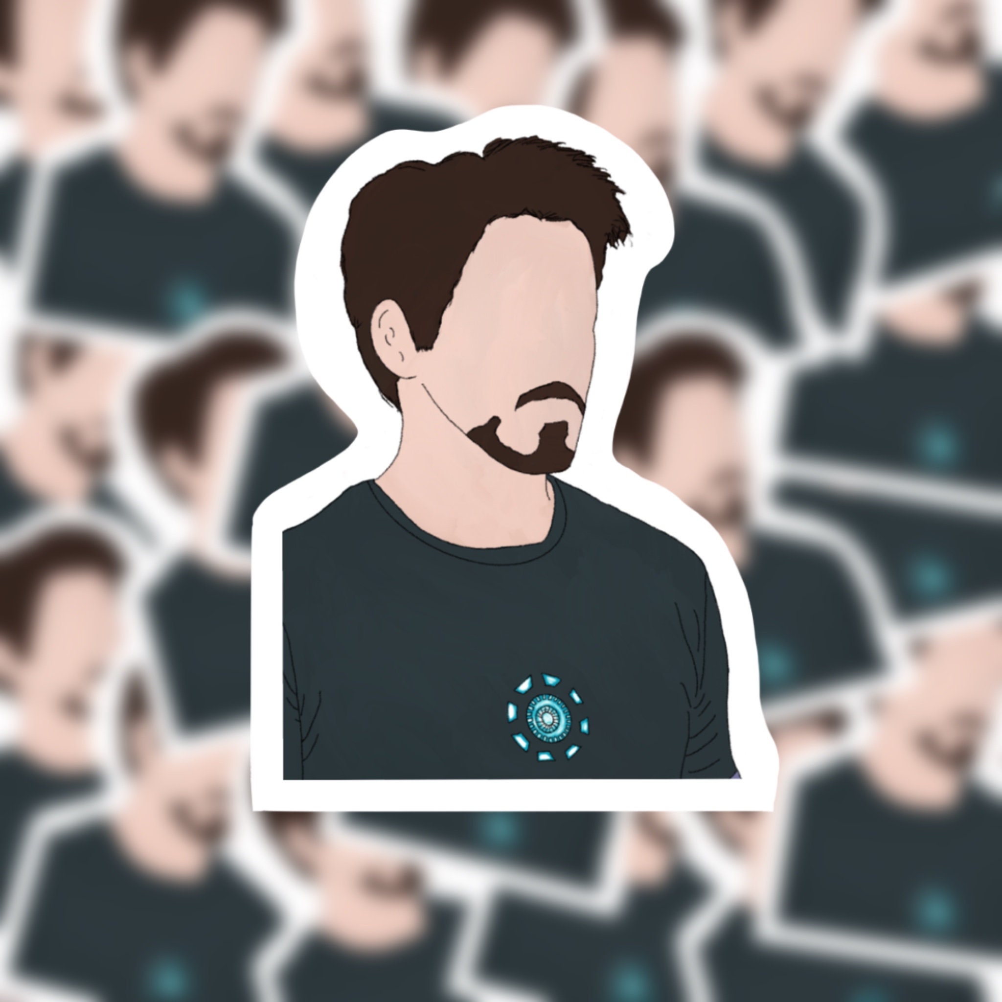 Tony Stark Sticker Pack - Etsy UK