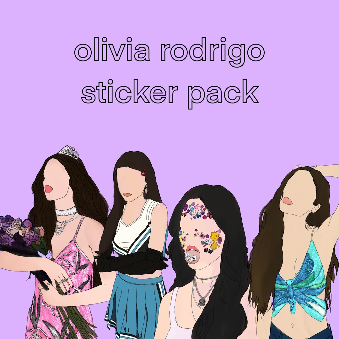 Olivia Rodrigo Sticker Pack - Etsy