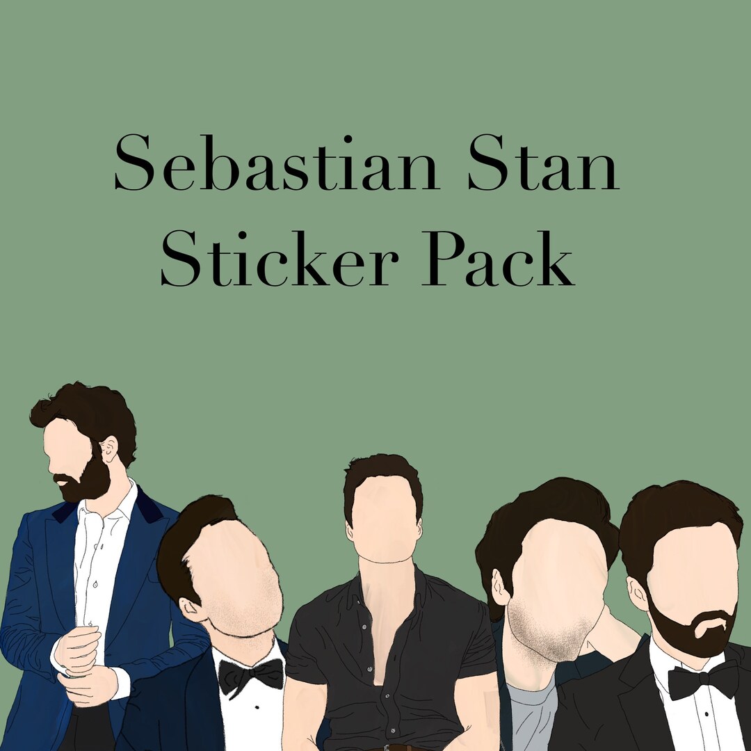 Sebastian Stan Sticker Pack - Etsy