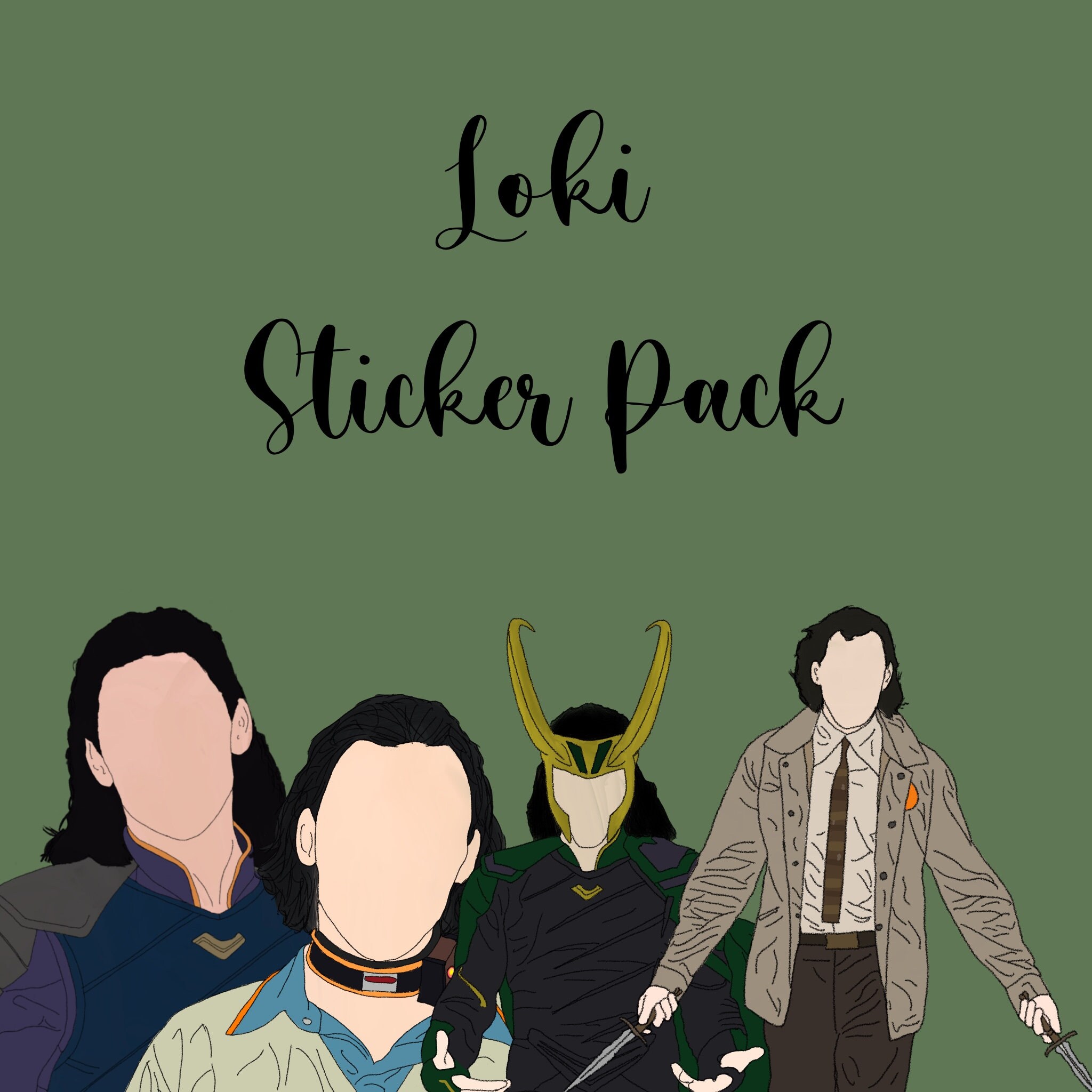 Loki Sticker Pack - Etsy