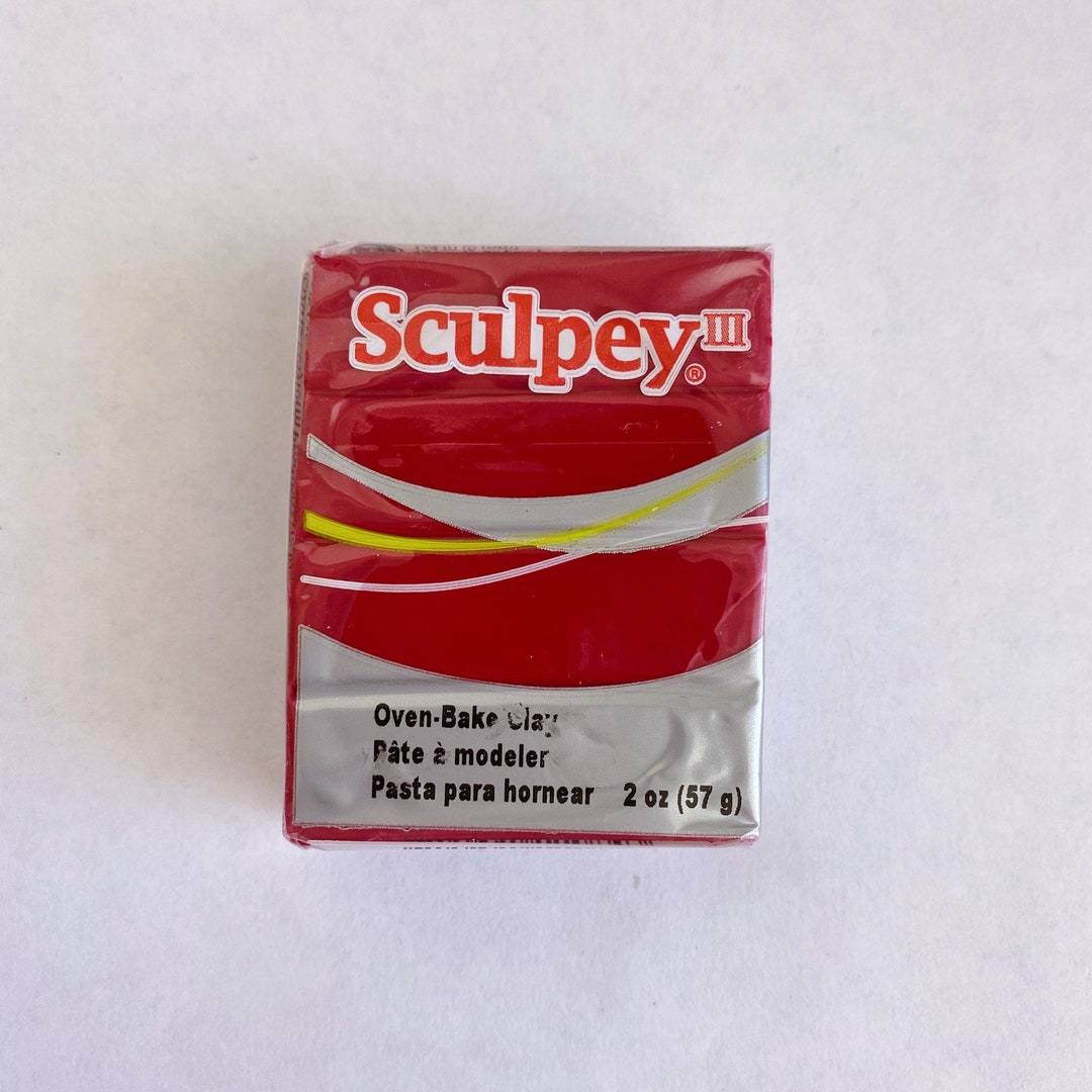Sculpey III Polymer Clay 083 Red - Etsy