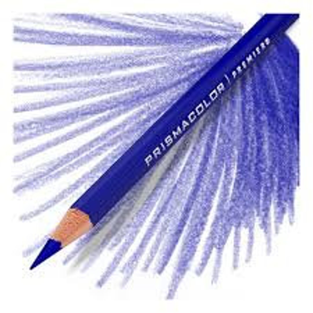 Prisma Colored Pencil - 933 Violet Blue - - Etsy