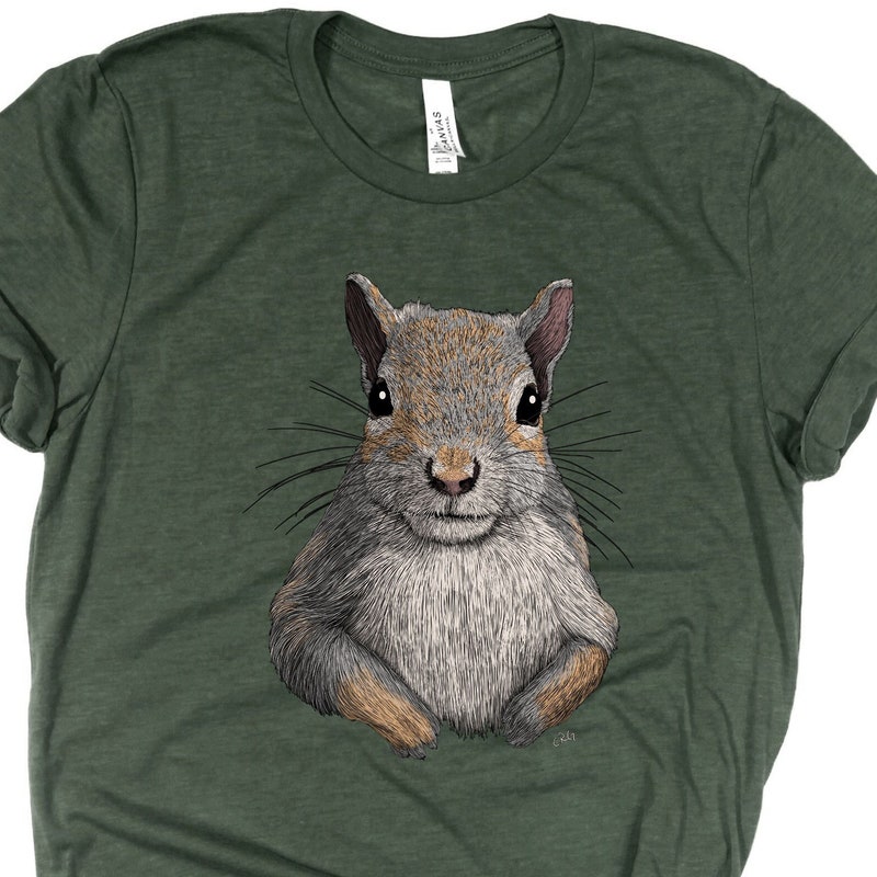 Squirrel T Shirt - Etsy