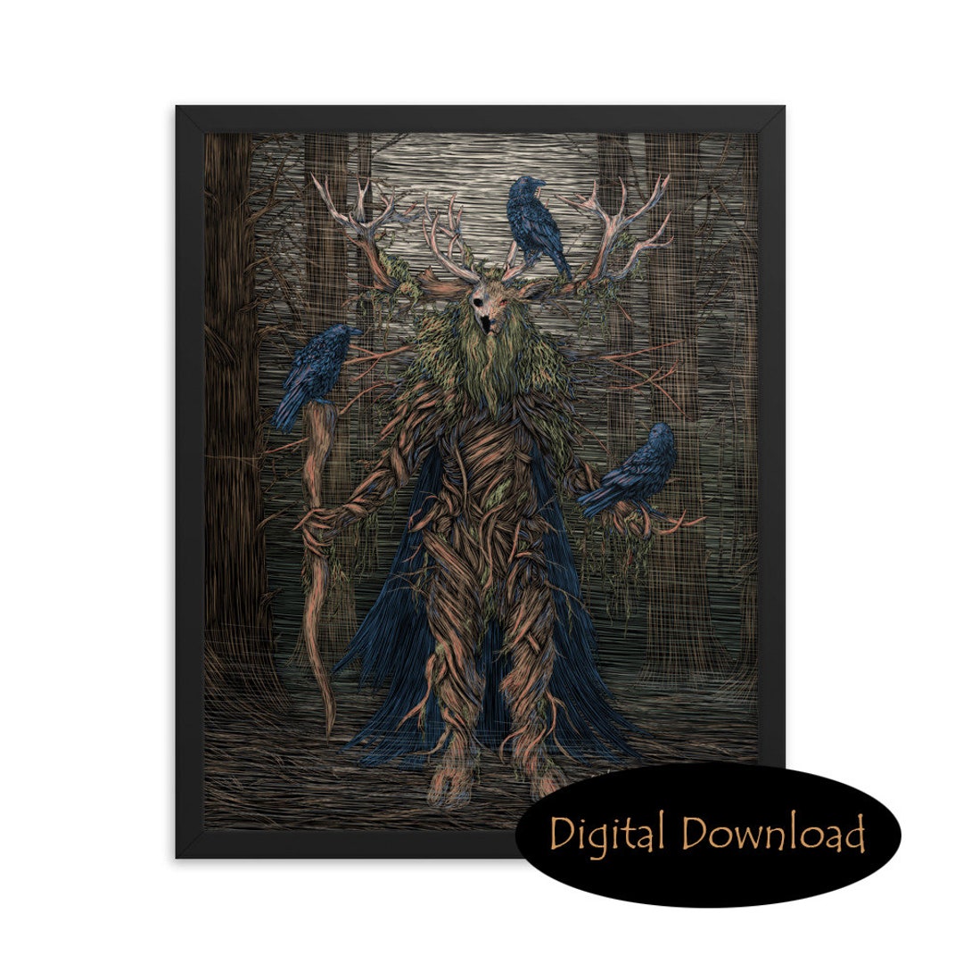 Leshy Digital Download Art Print / Wall Art / Instant Download / Leshy ...