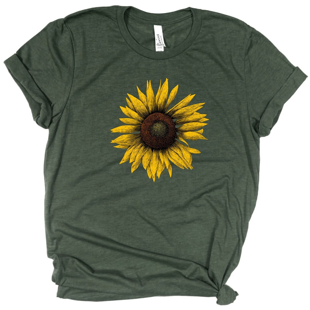Sunflower Shirt / Sunflower / Flower Shirt / Sunflower Tshirt / Fall ...