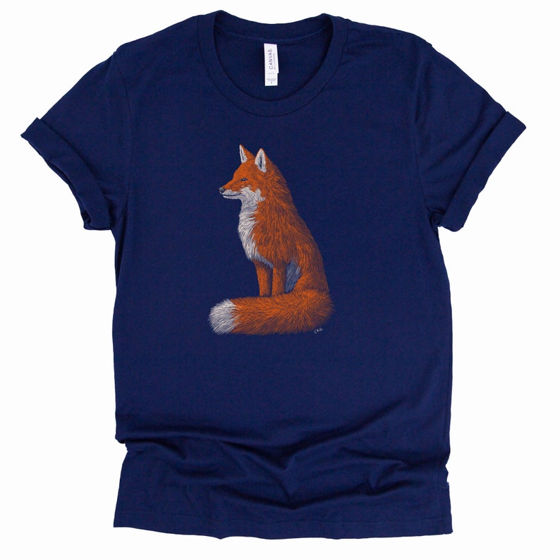 Fox Shirt / Fox / Red Fox / Fox Tshirt / Fox Tee / Fox Gift / Fox T ...