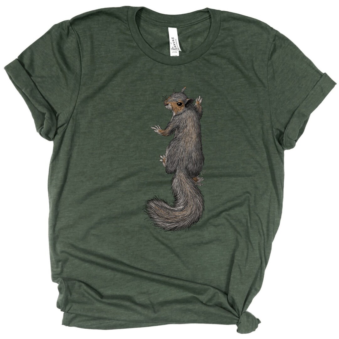 Gray Squirrel Shirt / Gray Squirrel / Grey Squirrel / Squirrel Gifts ...