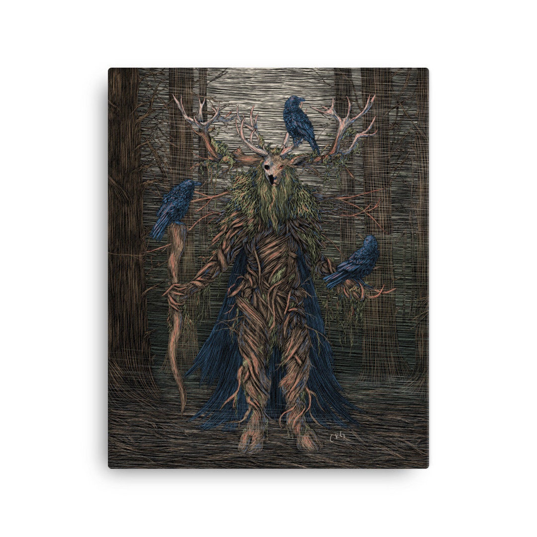 Leshy Canvas Art Print / Leshy / Leshy Wall Art / Leshy Forest Spirit ...