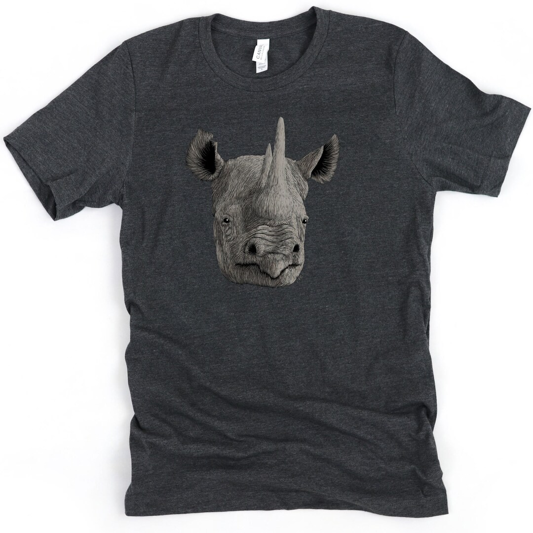 Rhino Shirt / Rhino / Rhinoceros Shirt / Rhino Gift / Rhino T-shirt ...