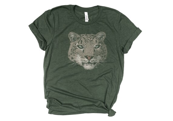 Snow Leopard Shirt / Snow Leopard / Snow Leopard T-Shirt / | Etsy