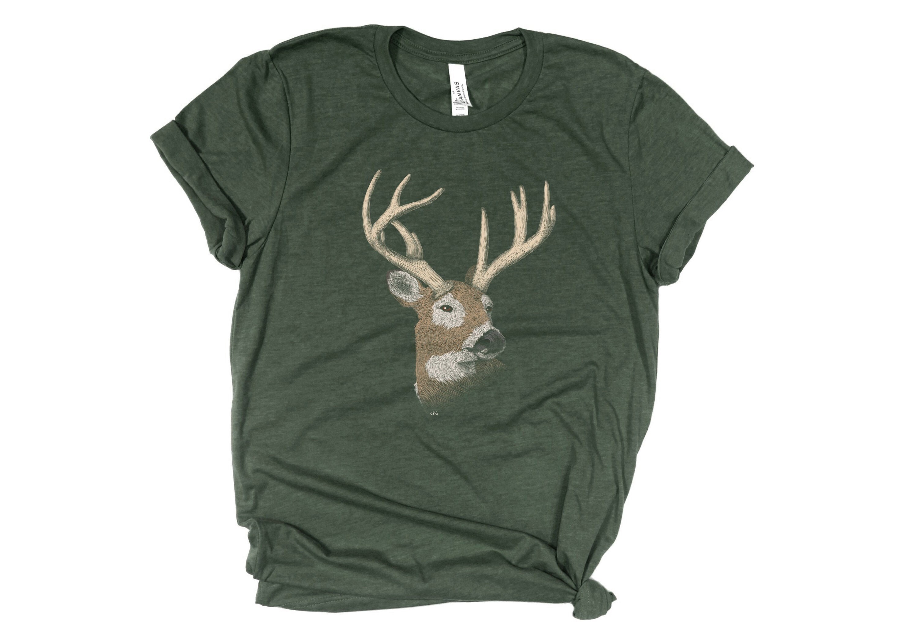 Deer Shirt / White Tailed Deer / Deer / White-Tailed Deer / | Etsy